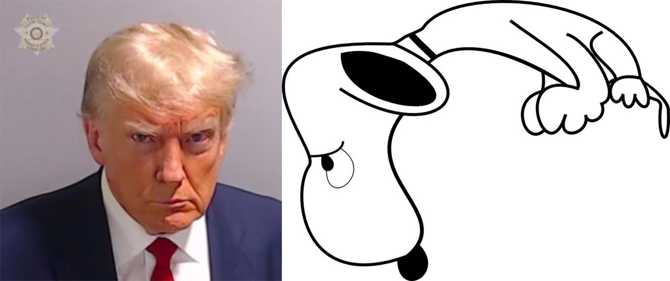 Trump Snoopy Mugshot | Bob Schwartz