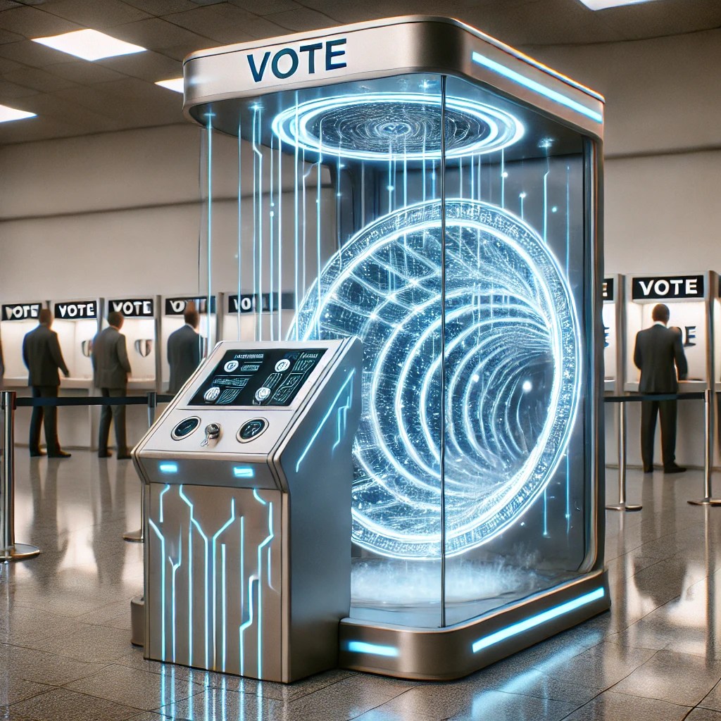 For those who really don’t like Trump but did not vote, a voting booth ...