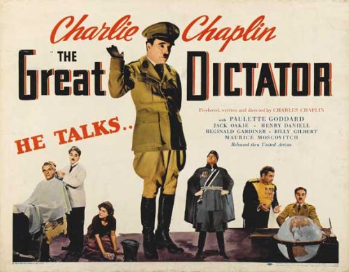 The Great Dictator (1940) by Charlie Chaplin: The famed final speech ...